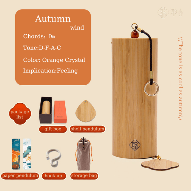 Bamboo Koshi Wind Chimes – Autumn (Dm Chord) – Chakra Singing Bowls